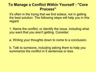 Conflict Management | PPT