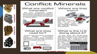 Conflict minerals | PPT