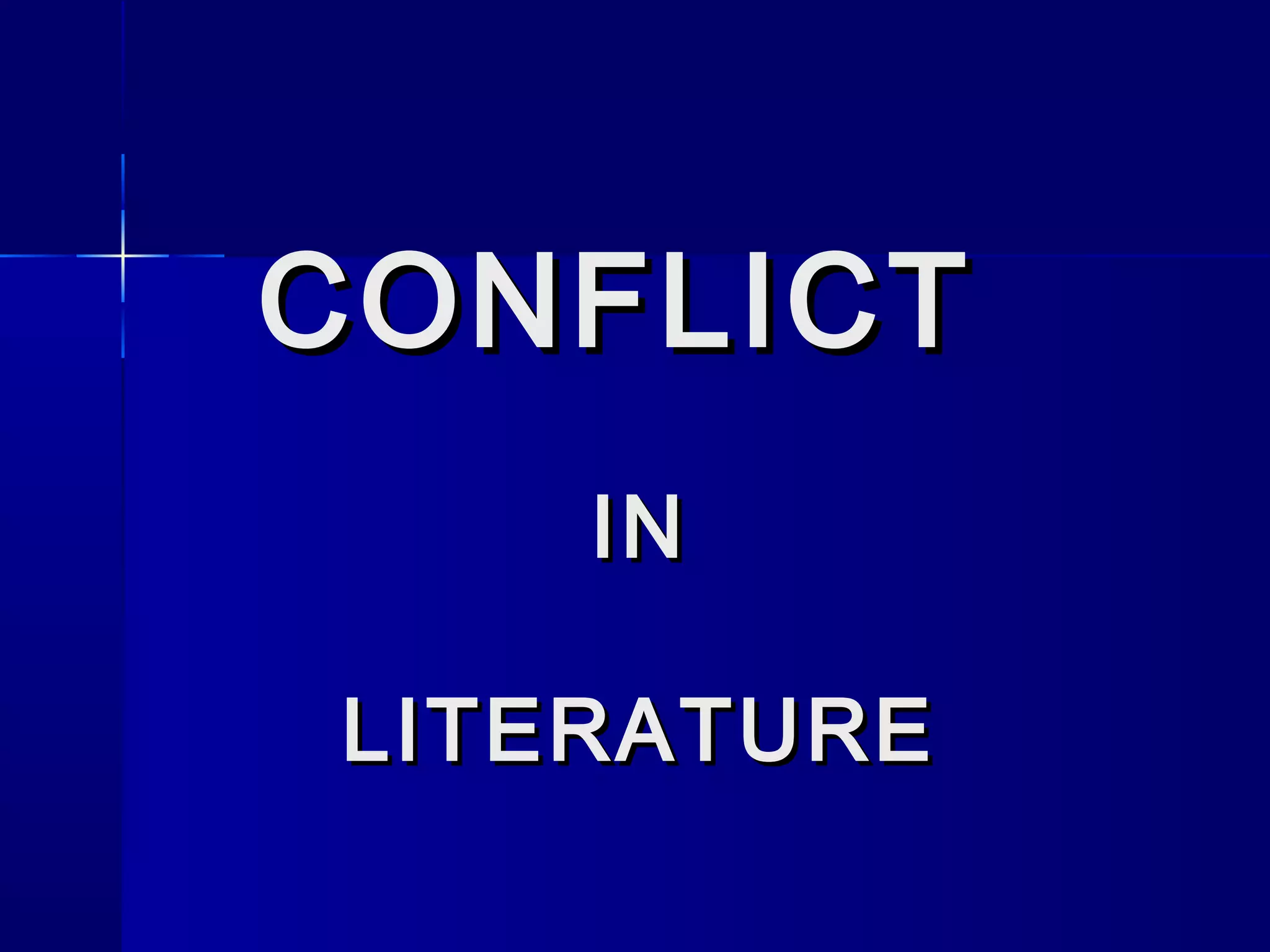 Conflict in literature | PPT