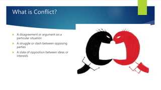 Conflict resolution | PPTX
