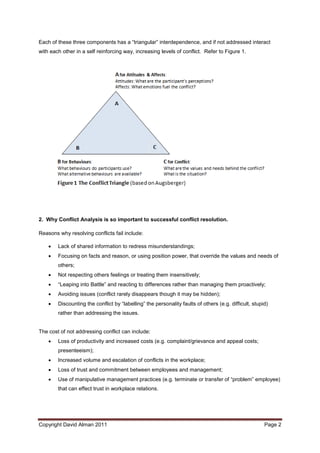 Conflict analysis using an organizational justice model.v1