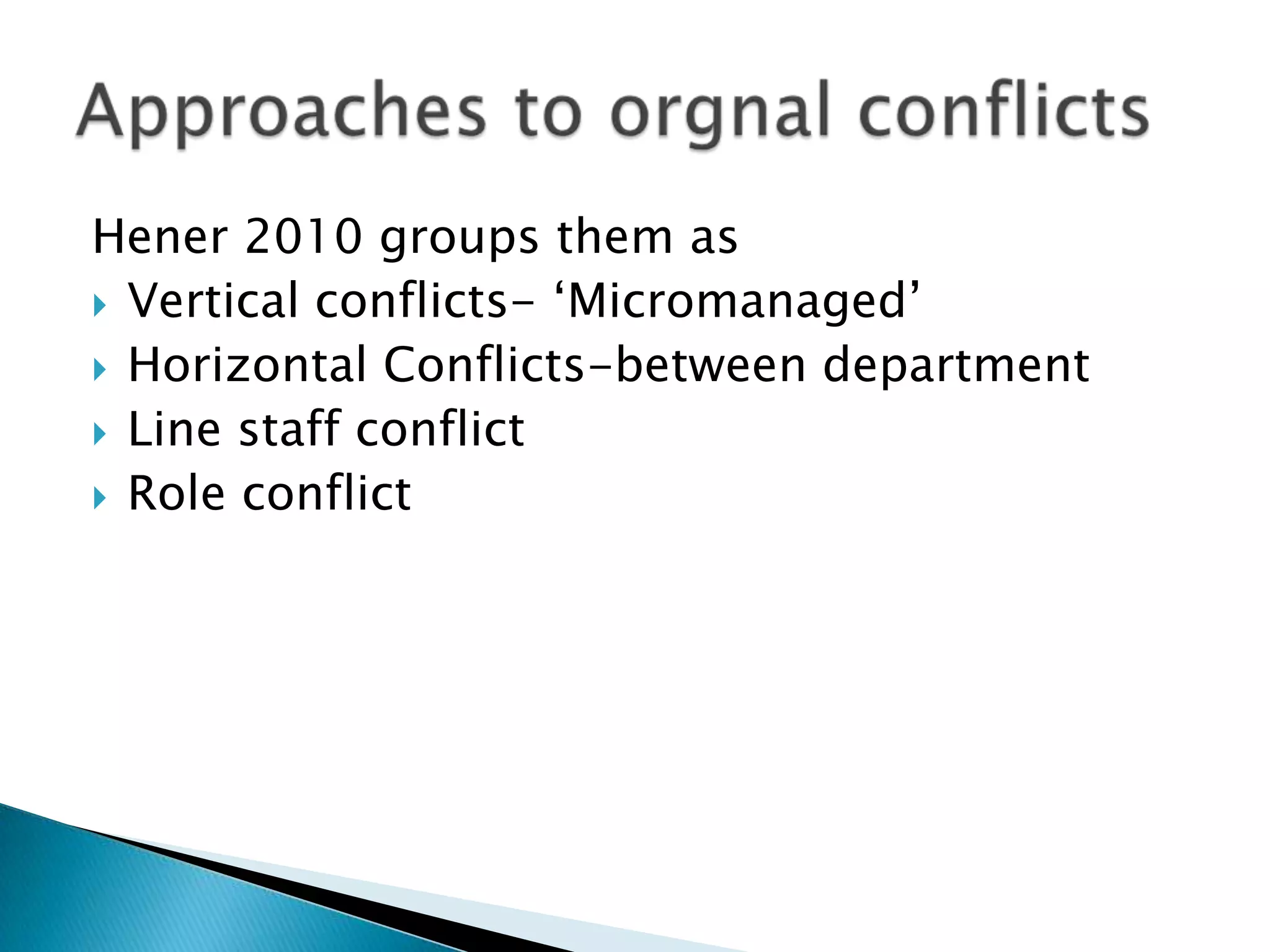 Conflict and conflict management | PPTX