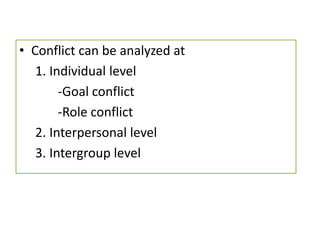 Conflict and coordination | PPTX