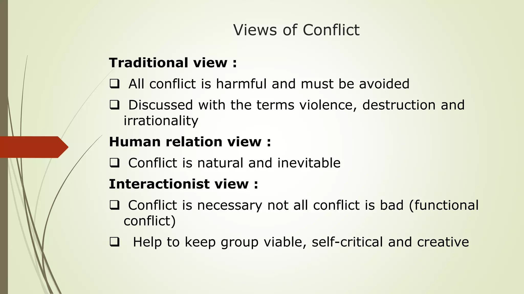 Conflict and management presentation | PPTX