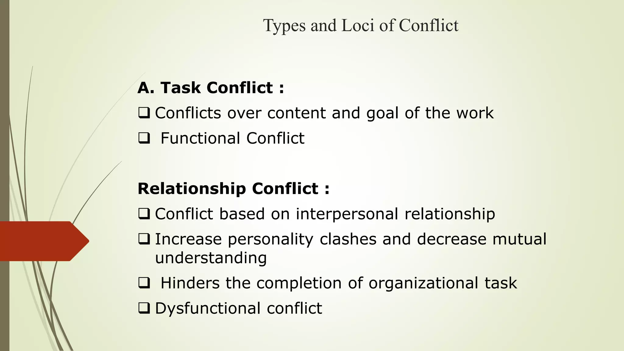 Conflict and management presentation | PPTX