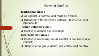 Conflict and management presentation | PPT