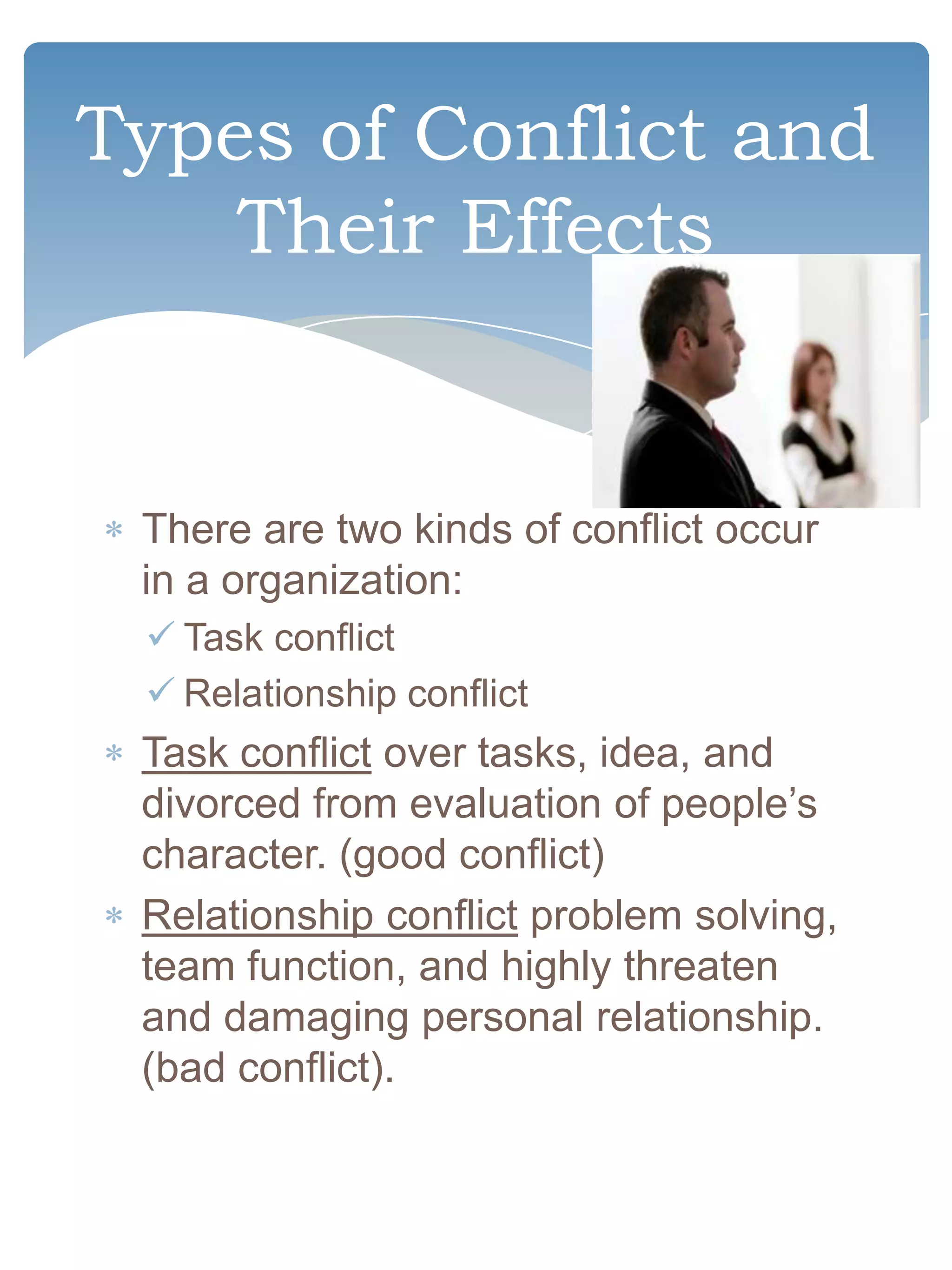 Conflict and negotiation | PPTX