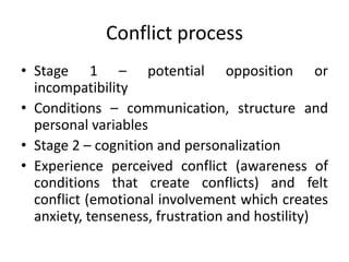 Conflict and negotiation | PPTX