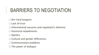 Conflict and negotiation | PPTX