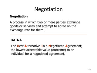 conflict and negotiation in project management | PPT
