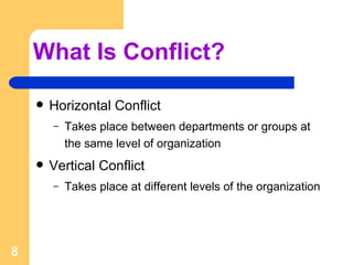 Conflict And Negotiation 2 | PPT