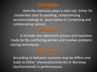 Best Description on Conflict and Negotiation | PPTX