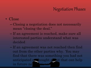 Conflict and negotiations | PPTX