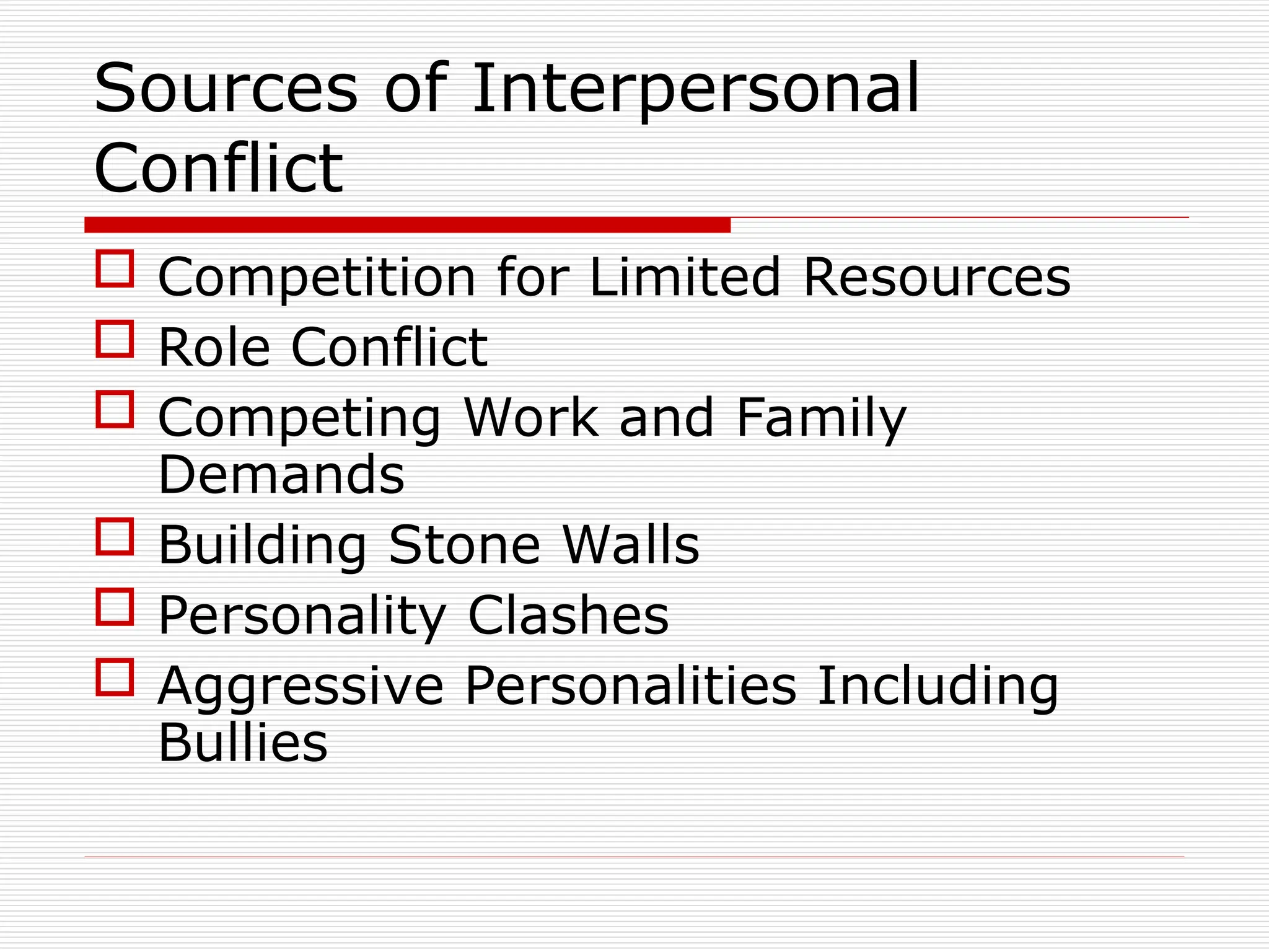 Conflict causes & types at work place.ppt
