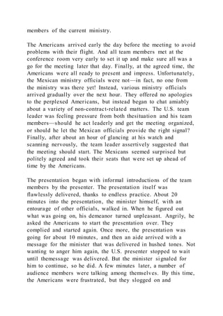 Conflict Crosses the Border Negotiations between Mexicans and A | PDF