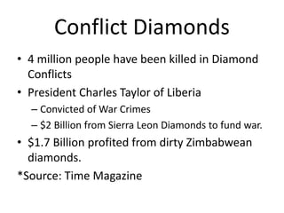 Conflict diamonds | PPTX