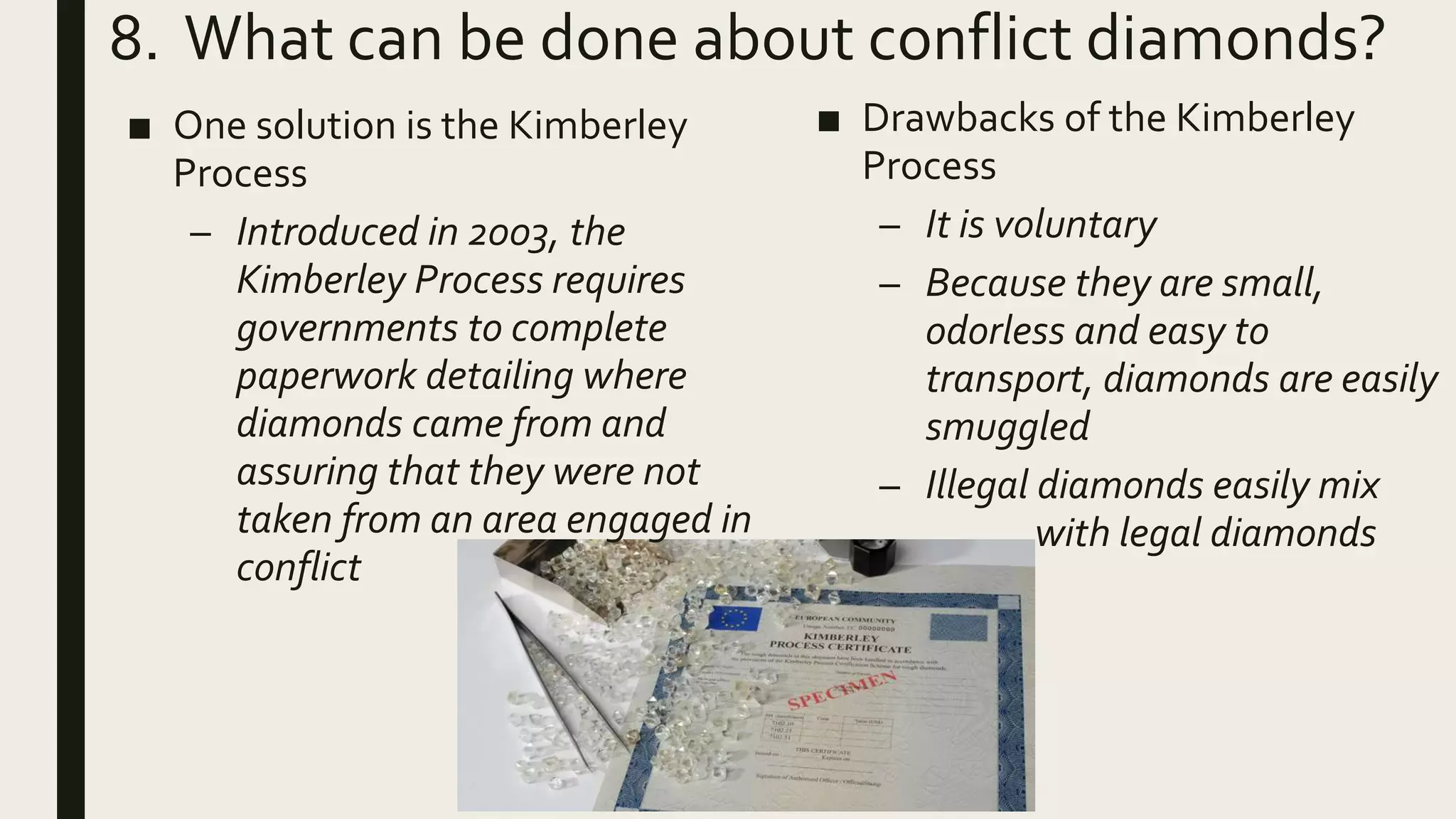 Conflict diamonds (2017) | PPTX