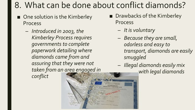 Conflict diamonds (2017) | PPTX