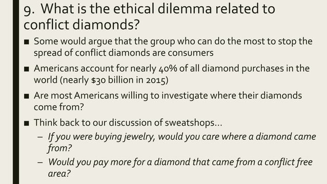Conflict diamonds (2017) | PPTX