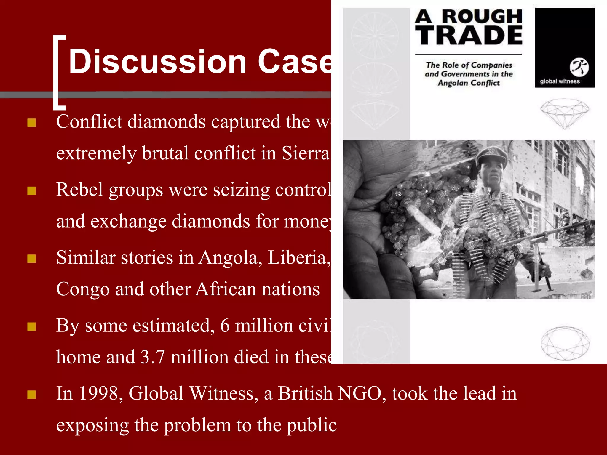 Conflict Diamonds & Kimberley Process | PPTX