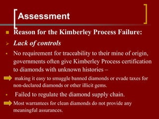 Conflict Diamonds & Kimberley Process | PPTX