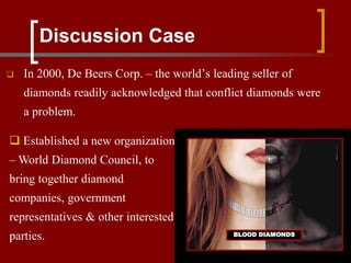 Conflict Diamonds & Kimberley Process | PPTX