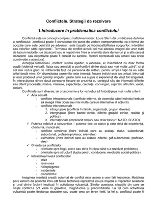 Conflictele | PDF