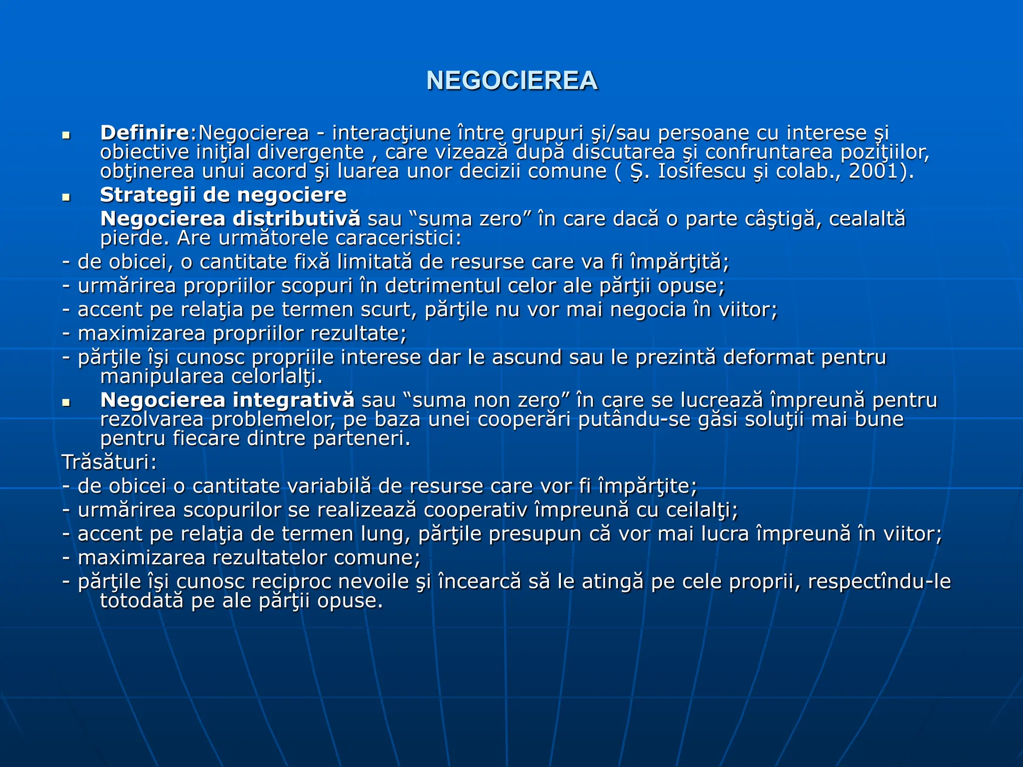 conflictele si negocierea in invatamantul | PPT
