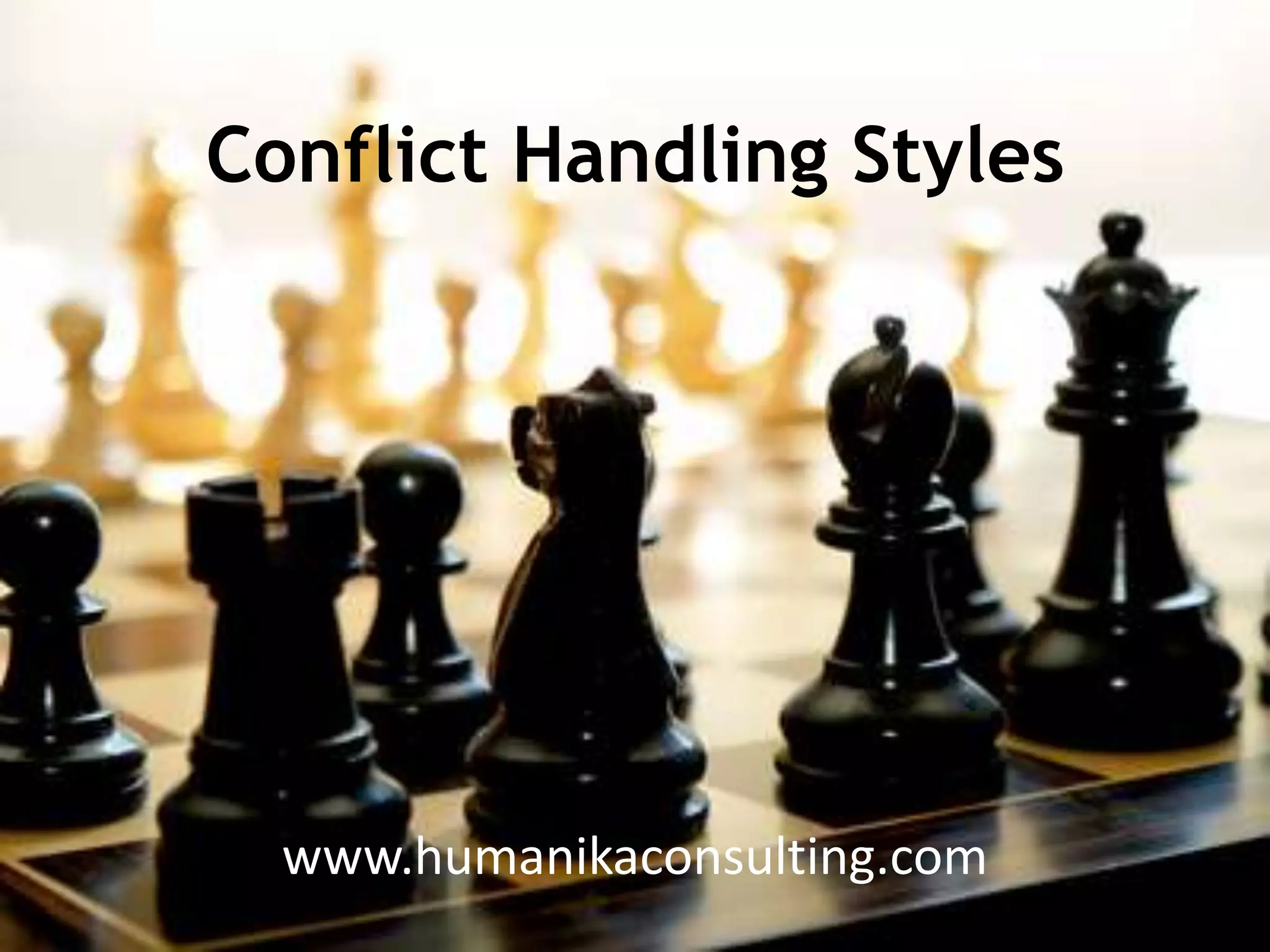 Conflict handling styles | PPSX