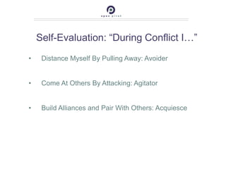 Conflict handouts | PPTX | Careers