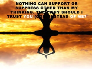 Conflicting questions and replies to god.(BY skms) | PPT