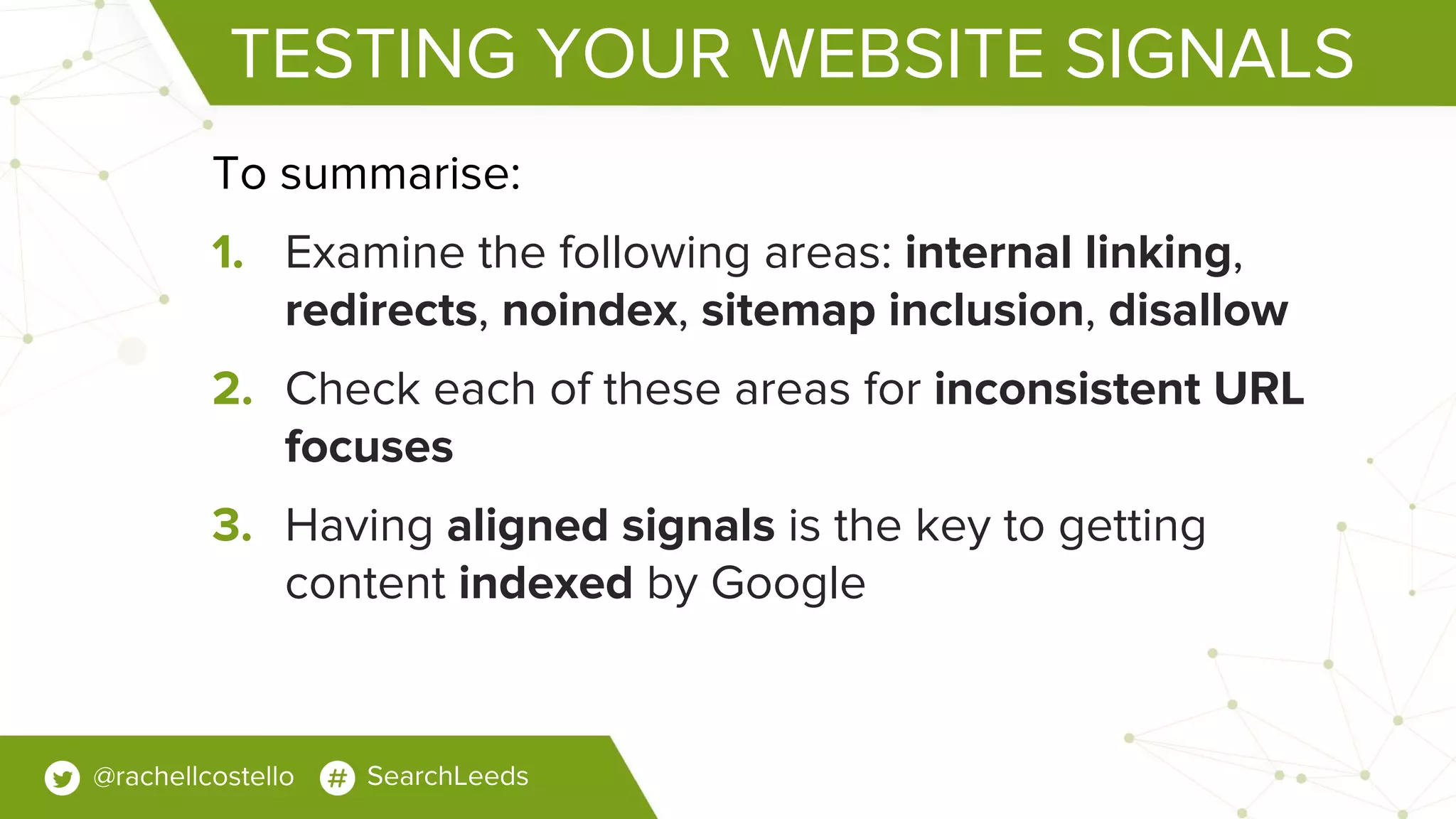 Conflicting Website Signals & Confused Search Engines - Rachel Costello ...