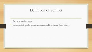 Conflict in interpersonal communication | PPT