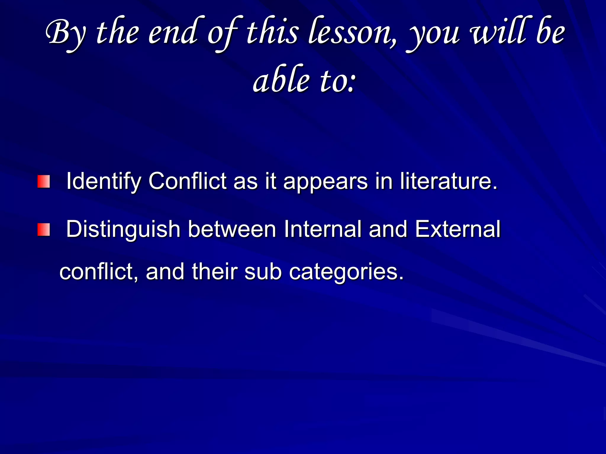 CONFLICT IN LITERATURE.ppt