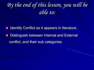 CONFLICT IN LITERATURE.ppt