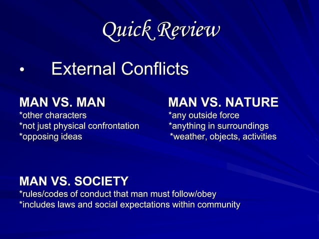 CONFLICT IN LITERATURE.ppt