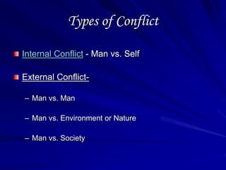 CONFLICT IN LITERATURE.ppt