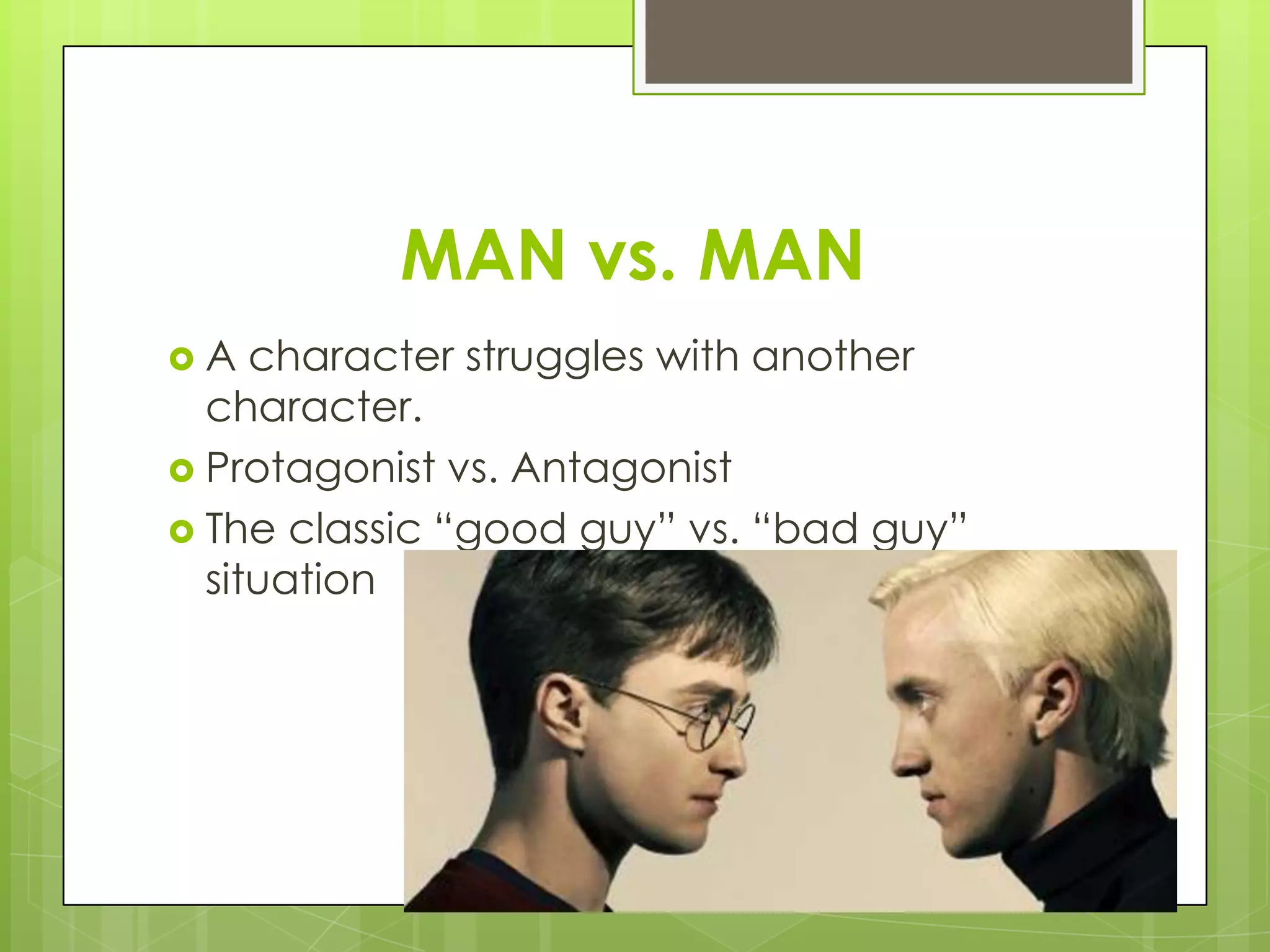 Conflict in literature | PPTX