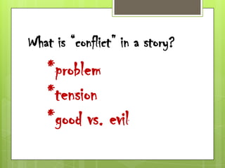 Conflict in literature | PPTX
