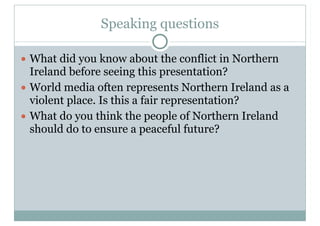 Conflict in northern ireland | PDF