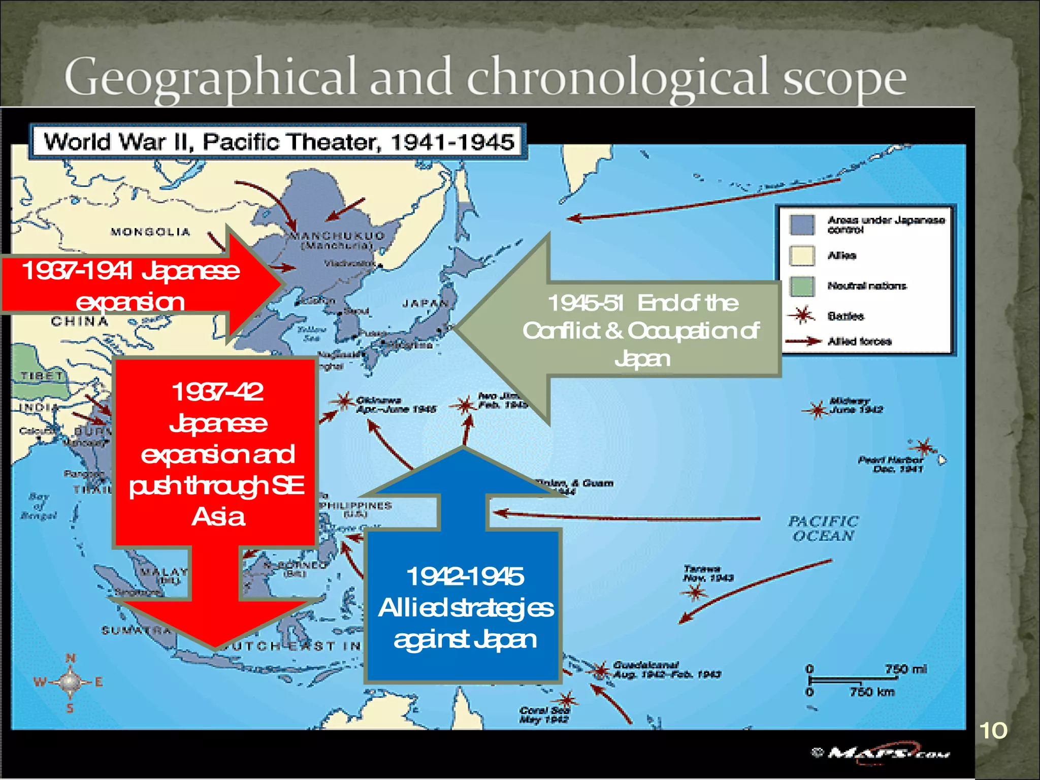 Conflict In The Pacific Overview | PPT