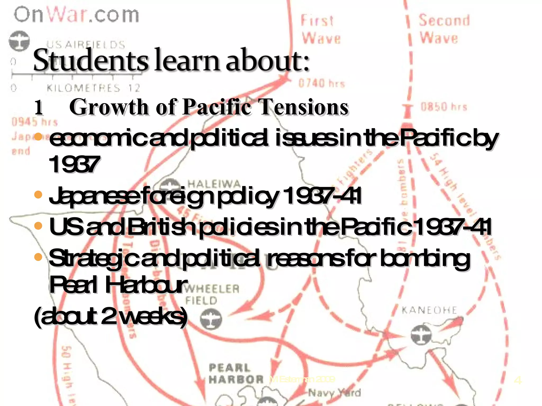 Conflict In The Pacific Overview | PPT