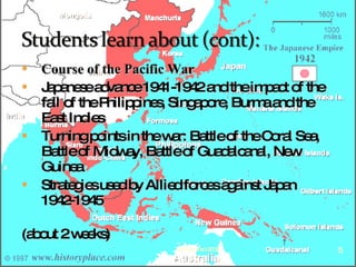 Conflict In The Pacific Overview | PPT