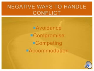 Creative Conflict Resolution in the Workplace | PPTX