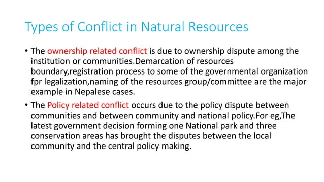 Conflict in using and managing natural resources.pptx