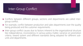 Conflict & its types | PPTX