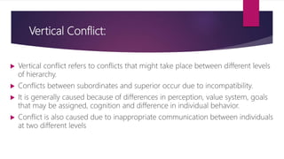 Conflict & its types | PPTX