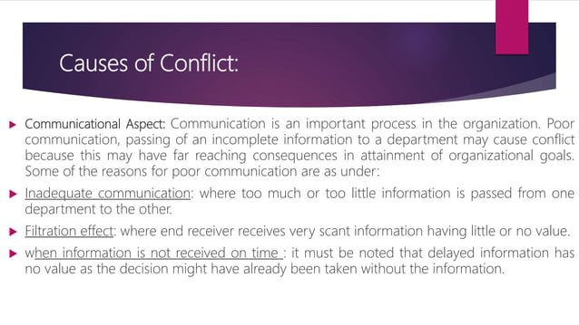 Conflict & its types | PPTX | War and Conflicts