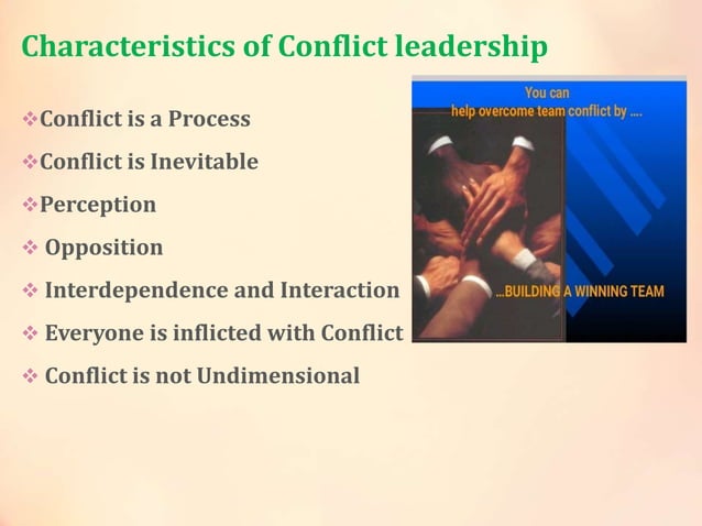 Conflict leadership | PPTX | War and Conflicts