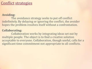 Conflict leadership | PPTX